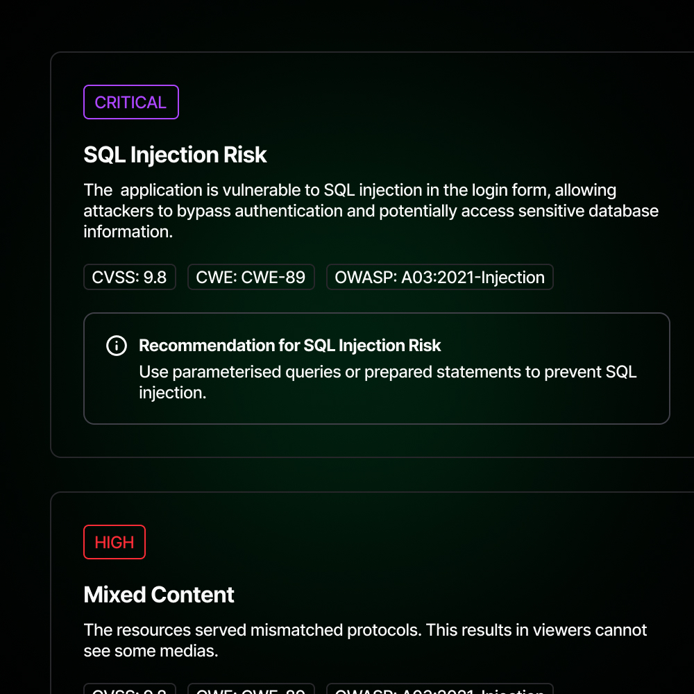 Vectorguard | AI-powered Vulnerability Scanning Platform
