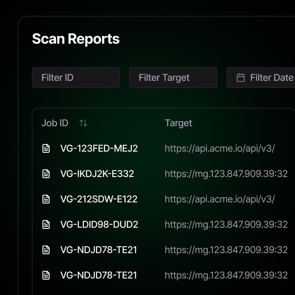 Vectorguard | AI-powered Vulnerability Scanning Platform
